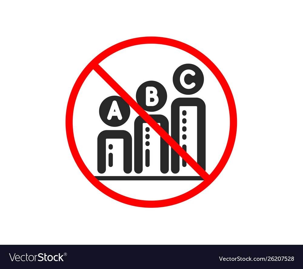 Graph icon column chart sign Royalty Free Vector Image