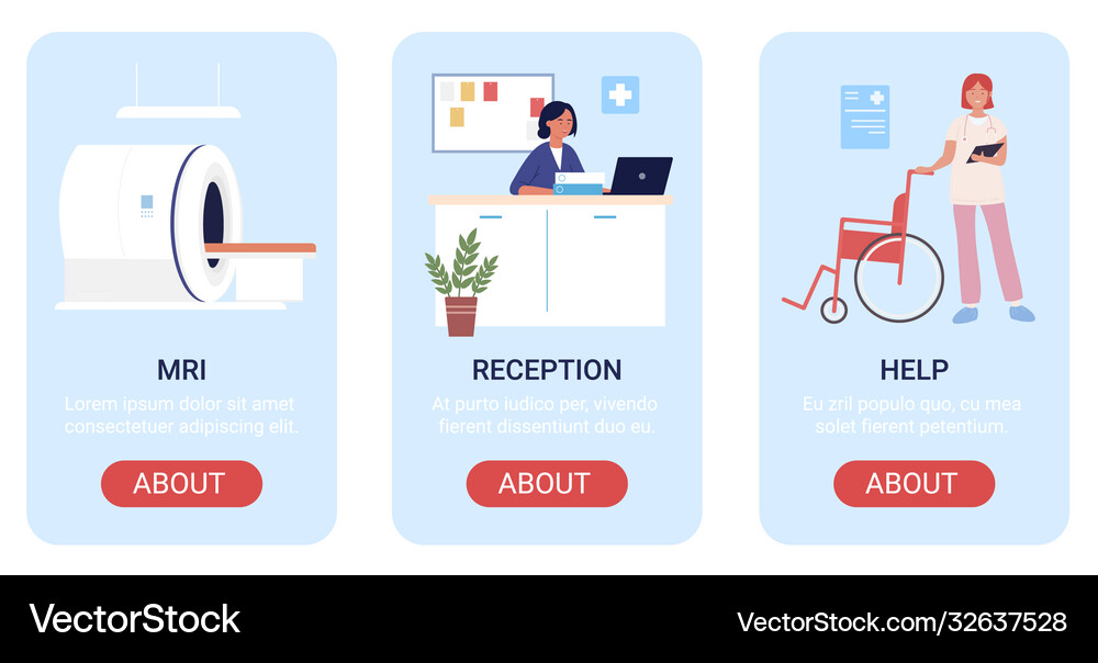 Hospital department Royalty Free Vector Image - VectorStock