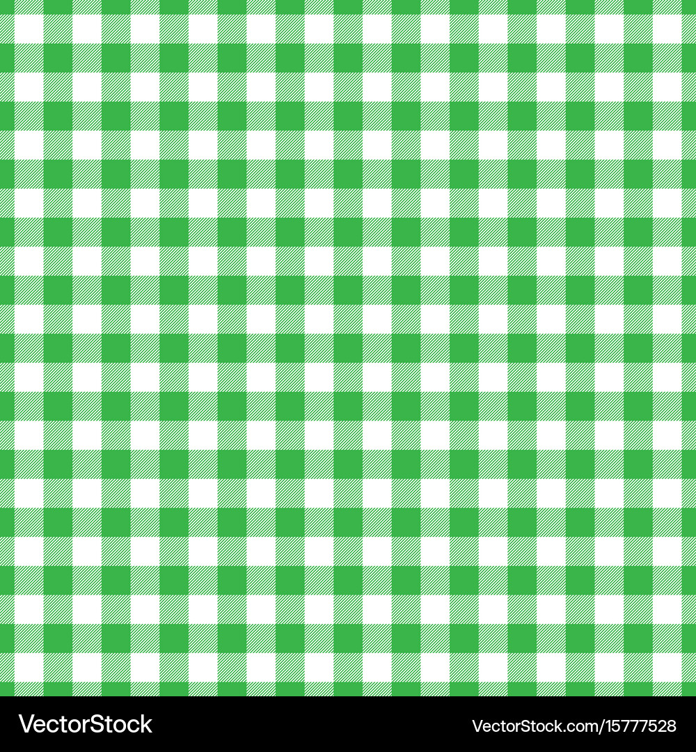 Lumberjack plaid pattern in green and black Vector Image
