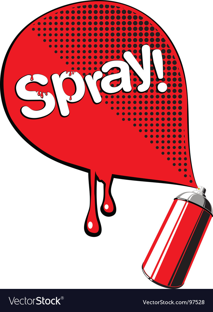 Spray Royalty Free Vector Image - VectorStock