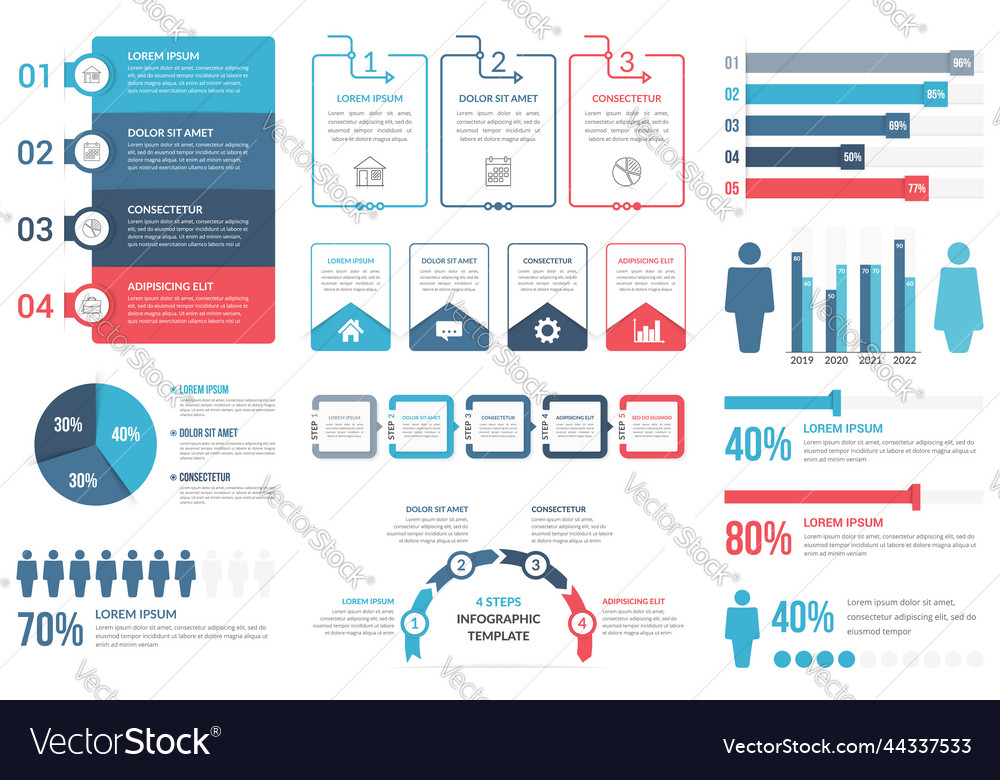 Infographic elements Royalty Free Vector Image