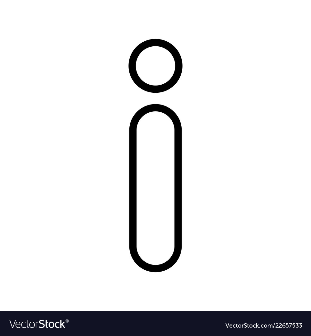 Information basic element icon Royalty Free Vector Image