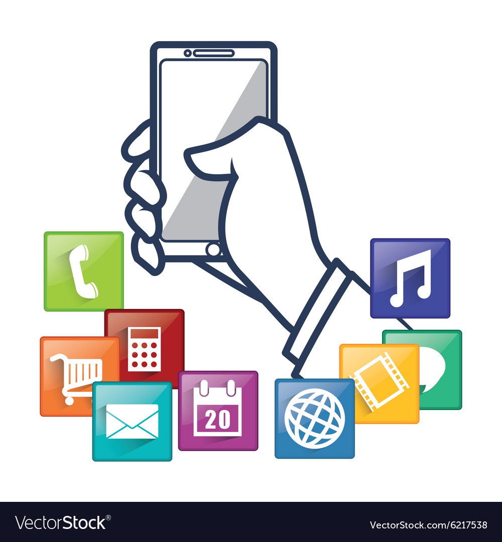 App design Royalty Free Vector Image - VectorStock