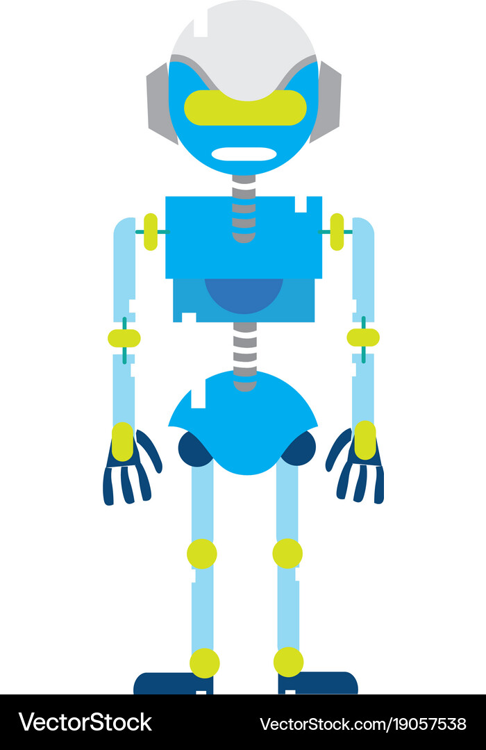 Colorful technology robot with robotic body design
