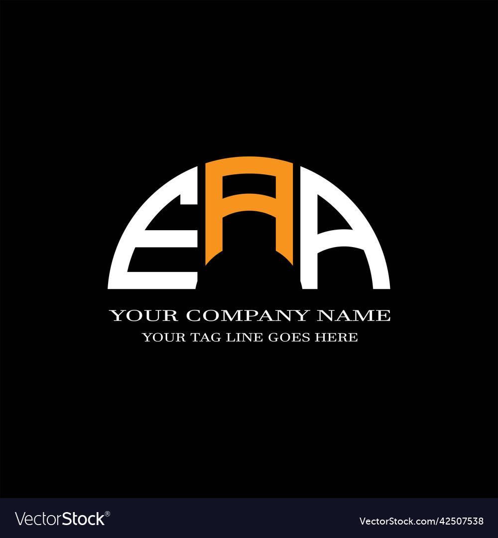 Eaa letter logo creative design with graphic Vector Image