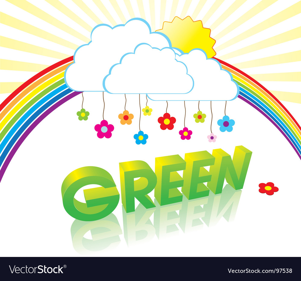 Green Royalty Free Vector Image - VectorStock