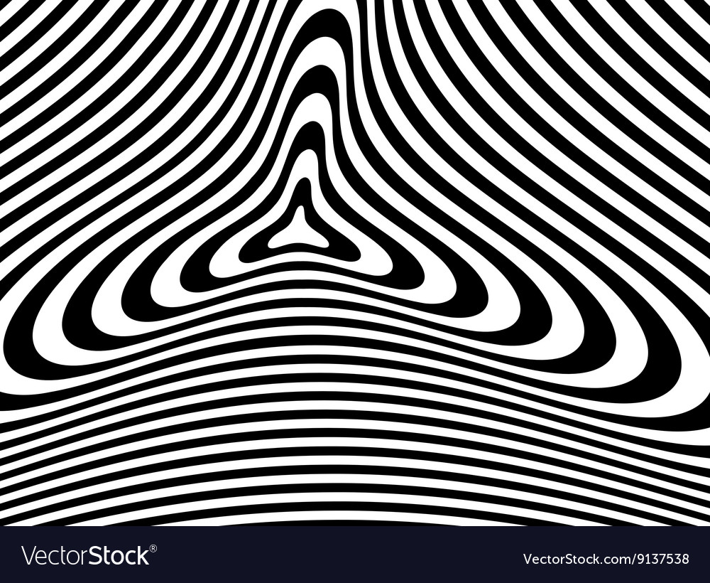 Hypnotic fascinating abstract image Royalty Free Vector