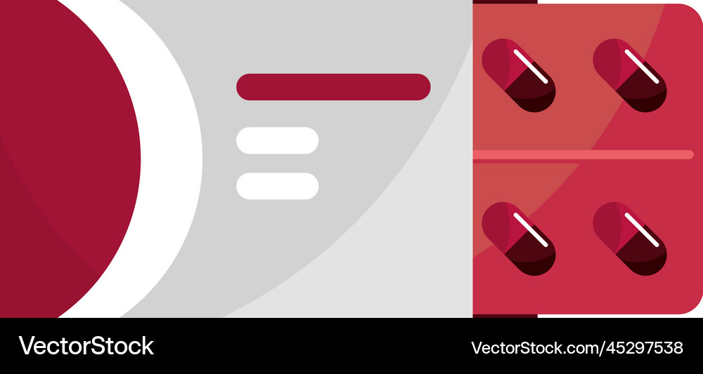 Medical painkillers pharmacy Royalty Free Vector Image