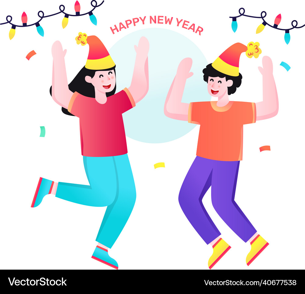 New year Royalty Free Vector Image - VectorStock