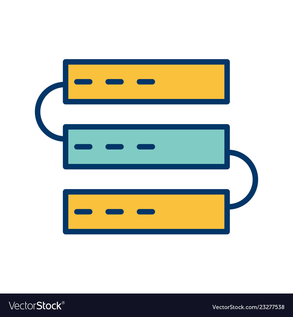 Servers icon Royalty Free Vector Image - VectorStock