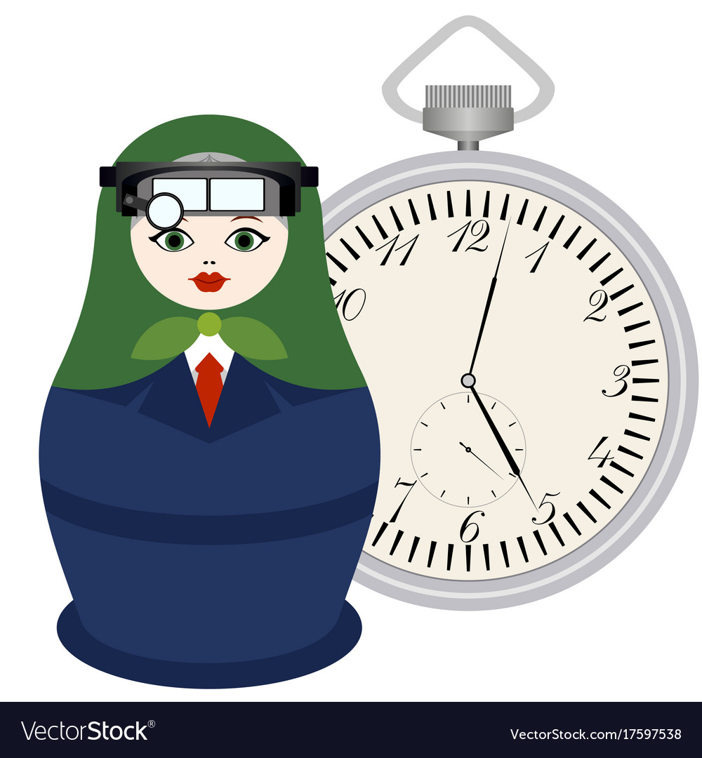 Watchmaker Royalty Free Vector Image - VectorStock
