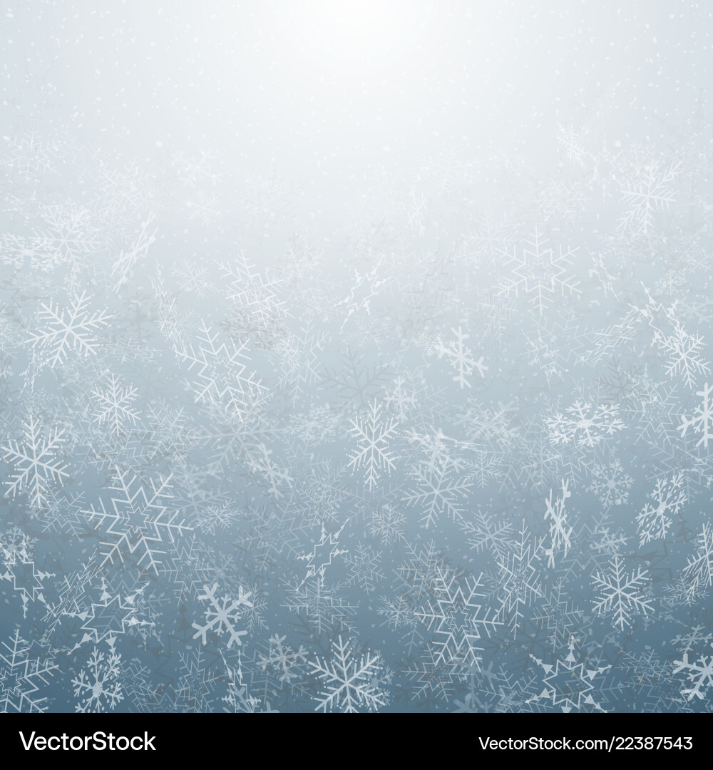 Abstract of christmas snowflakes movement pattern Vector Image