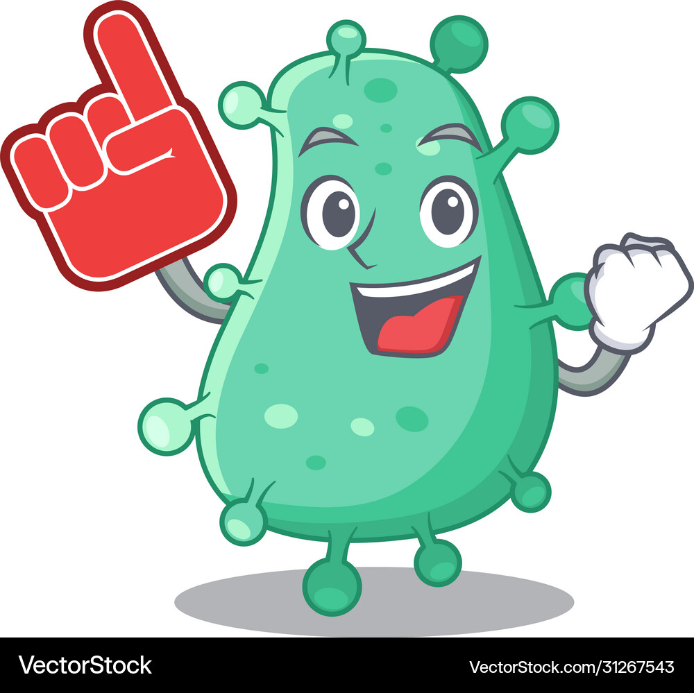 Agrobacterium tumefaciens presented in cartoon Vector Image