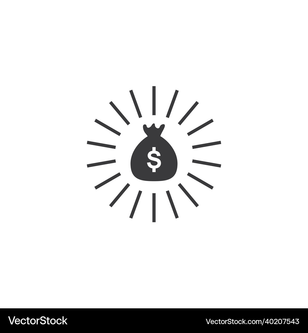 Currency hand and money icon Royalty Free Vector Image