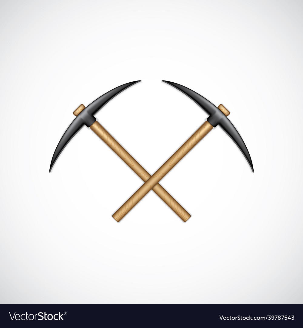 Pickaxe Royalty Free Vector Image - VectorStock