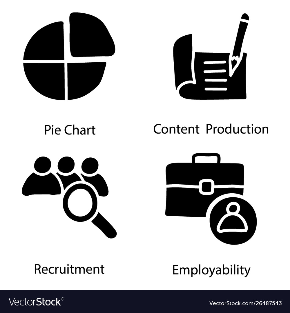 Project management icons pack Royalty Free Vector Image Project management icons pack Royalty Free Vector Image