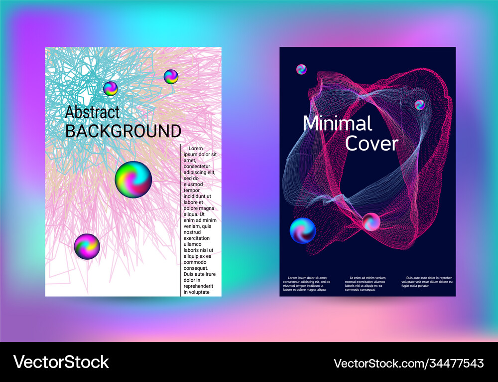 Set covers for design Royalty Free Vector Image