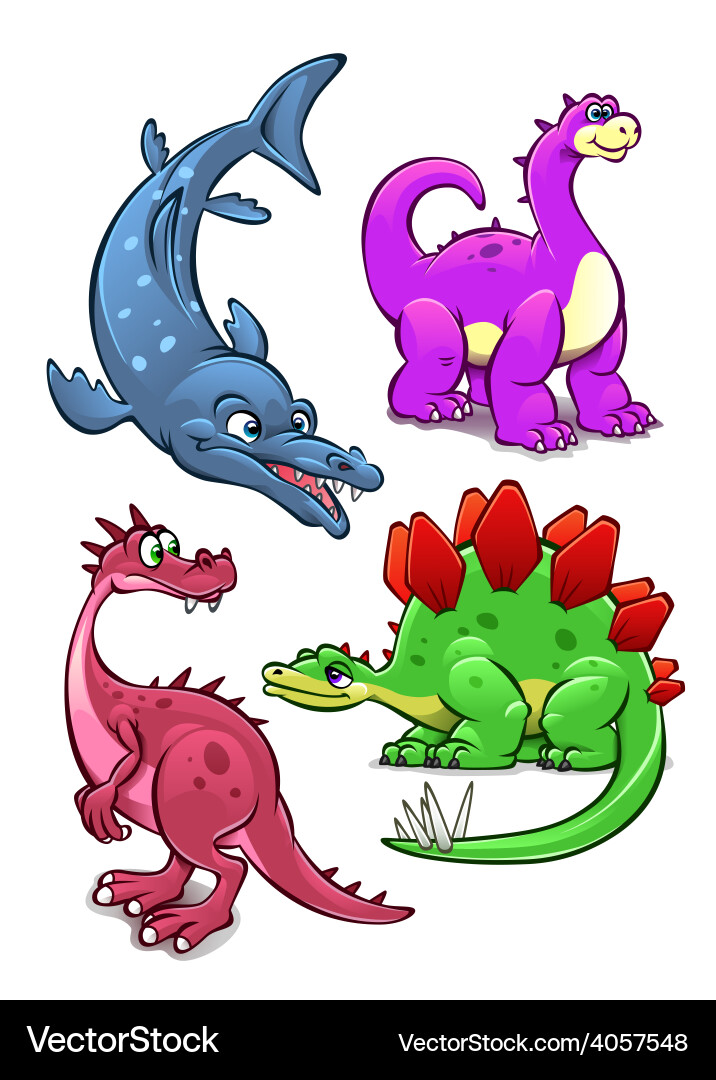 Dinosaurs Royalty Free Vector Image - VectorStock