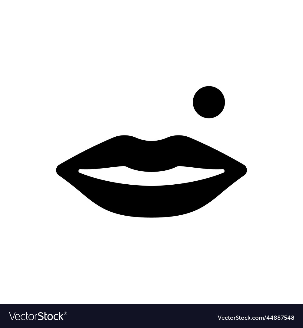 Lips icon Royalty Free Vector Image - VectorStock