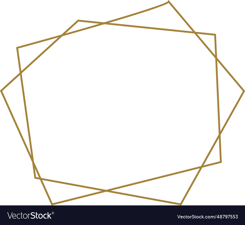 Abstract lined frame Royalty Free Vector Image