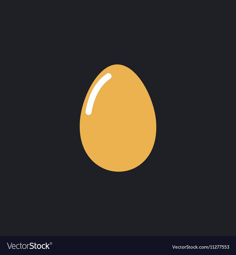 Egg computer symbol Royalty Free Vector Image - VectorStock