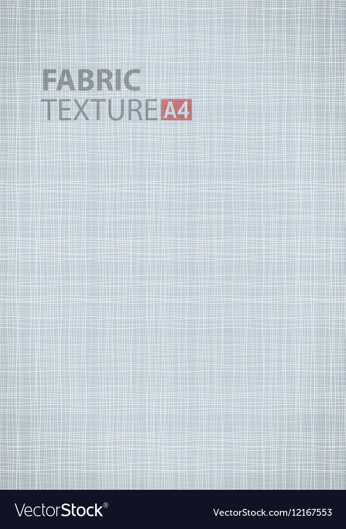 Gray thread fabric pattern texture a4 background Vector Image