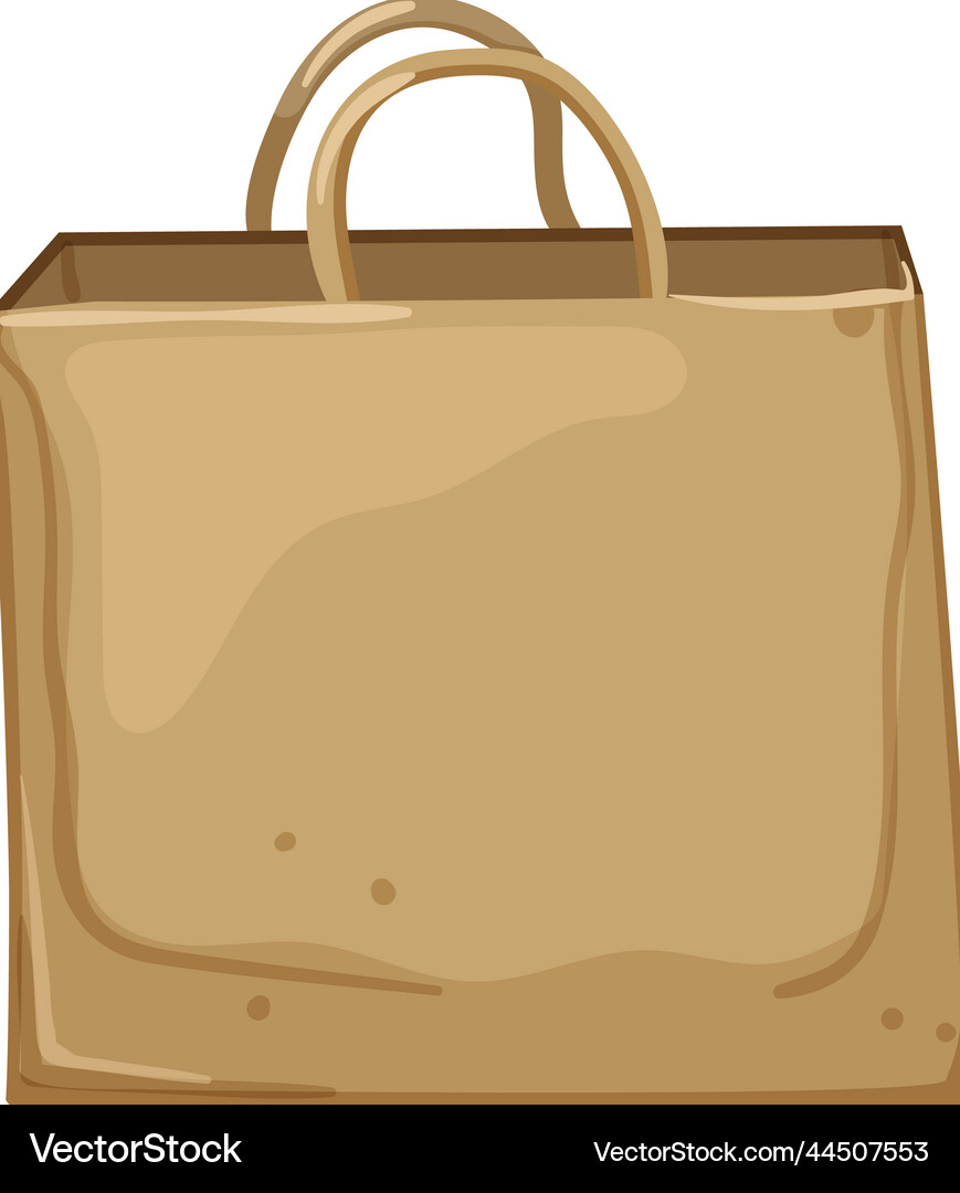 Store paper bag cartoon Royalty Free Vector Image