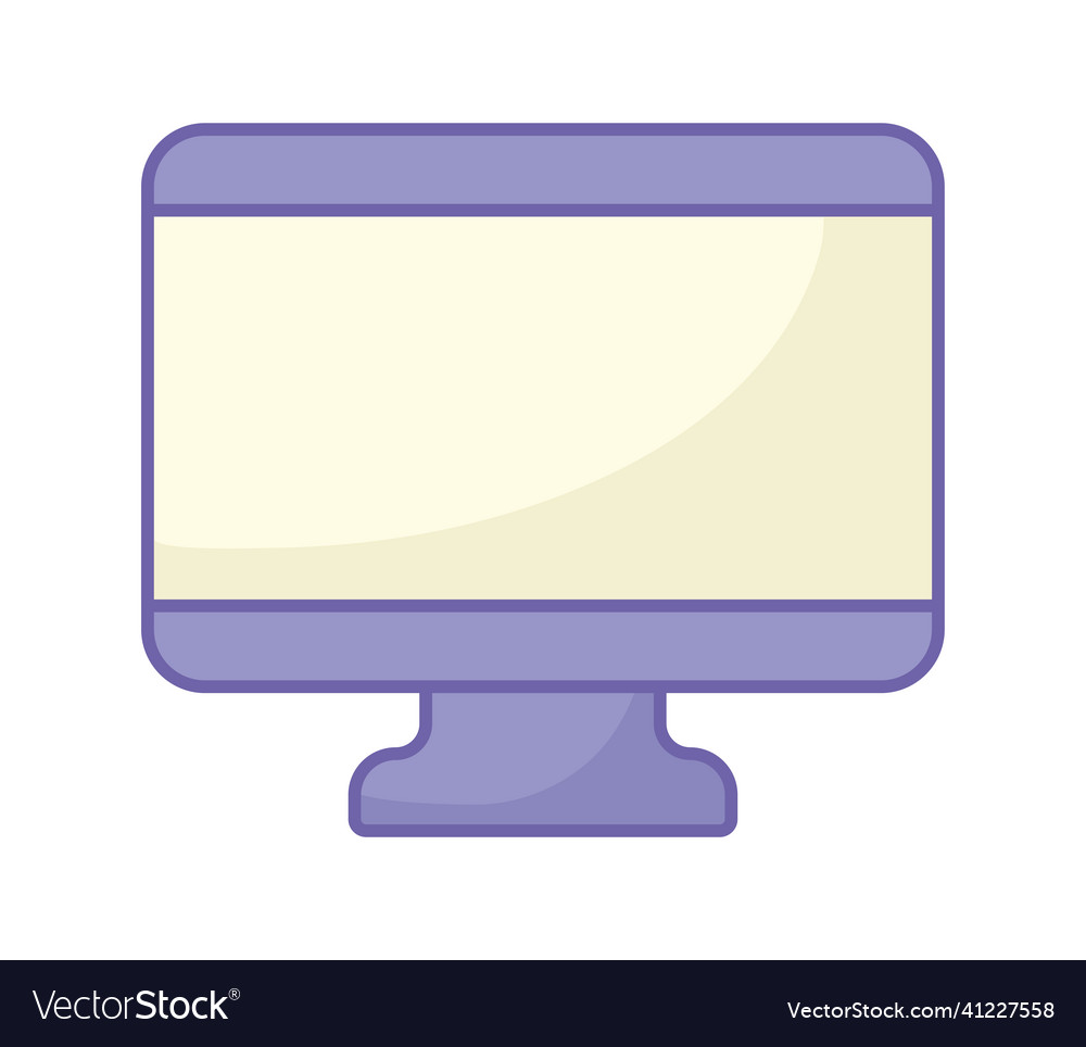 Computer screen design Royalty Free Vector Image
