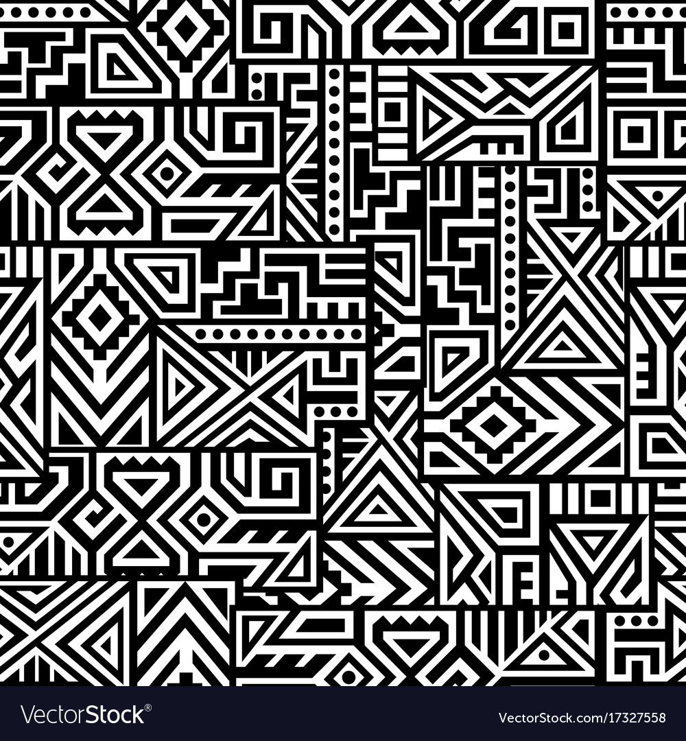 Creative seamless pattern Royalty Free Vector Image
