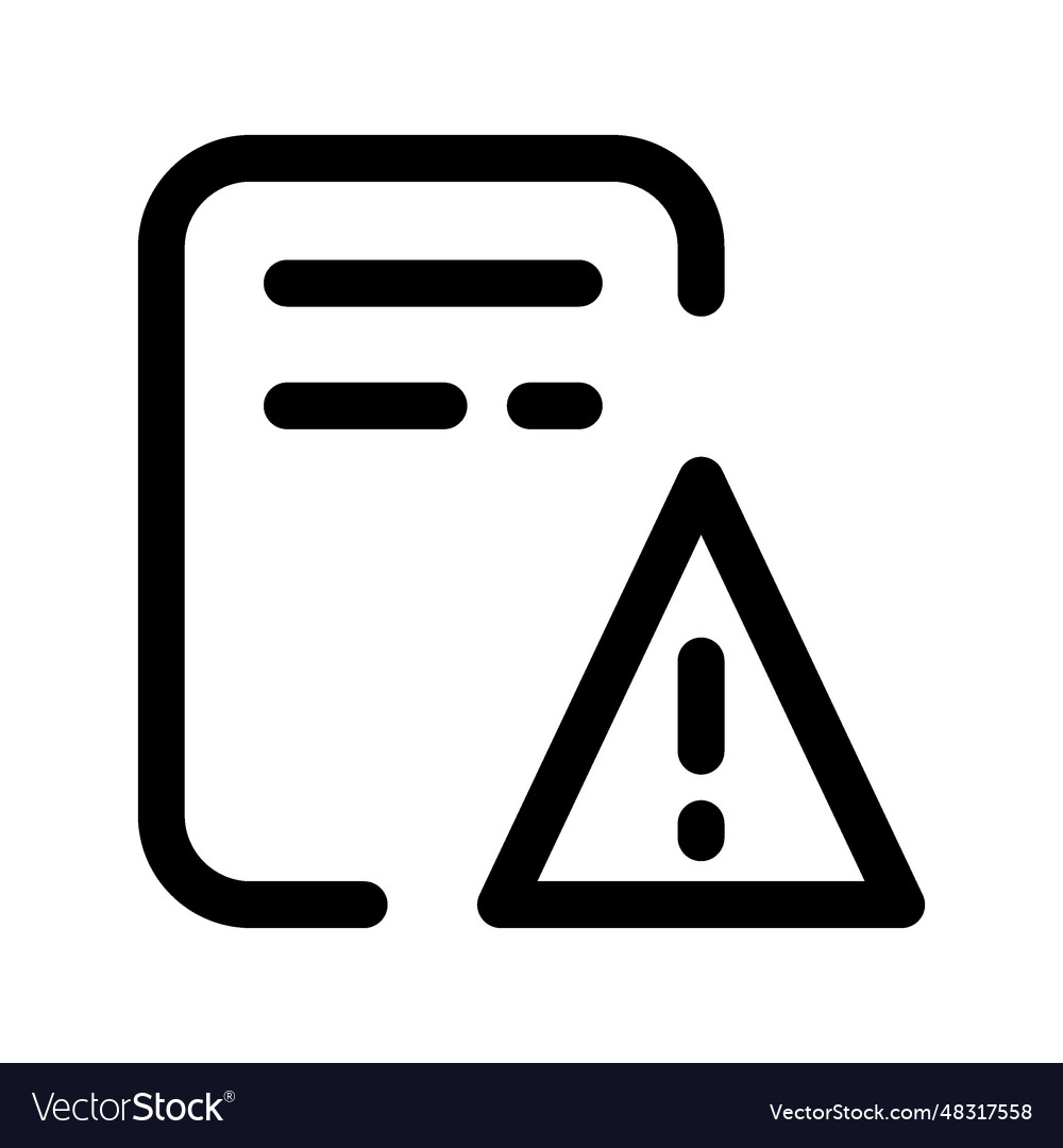 Error icon Royalty Free Vector Image - VectorStock