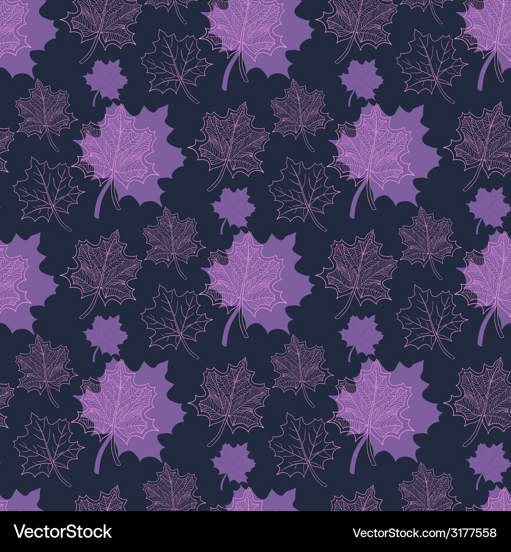 Seamless autumn patternabstract purple and pink Vector Image