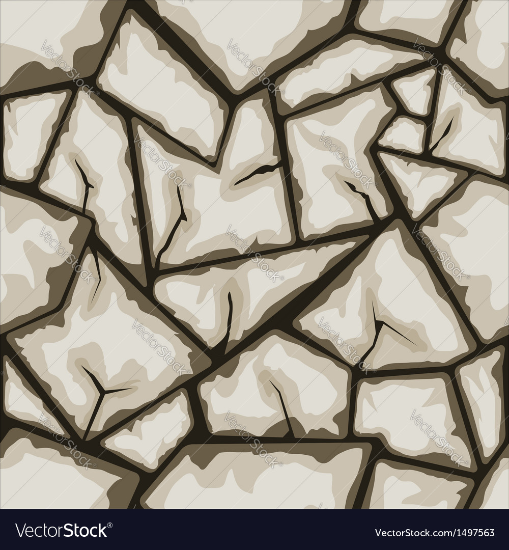 Brown stone seamless pattern Royalty Free Vector Image