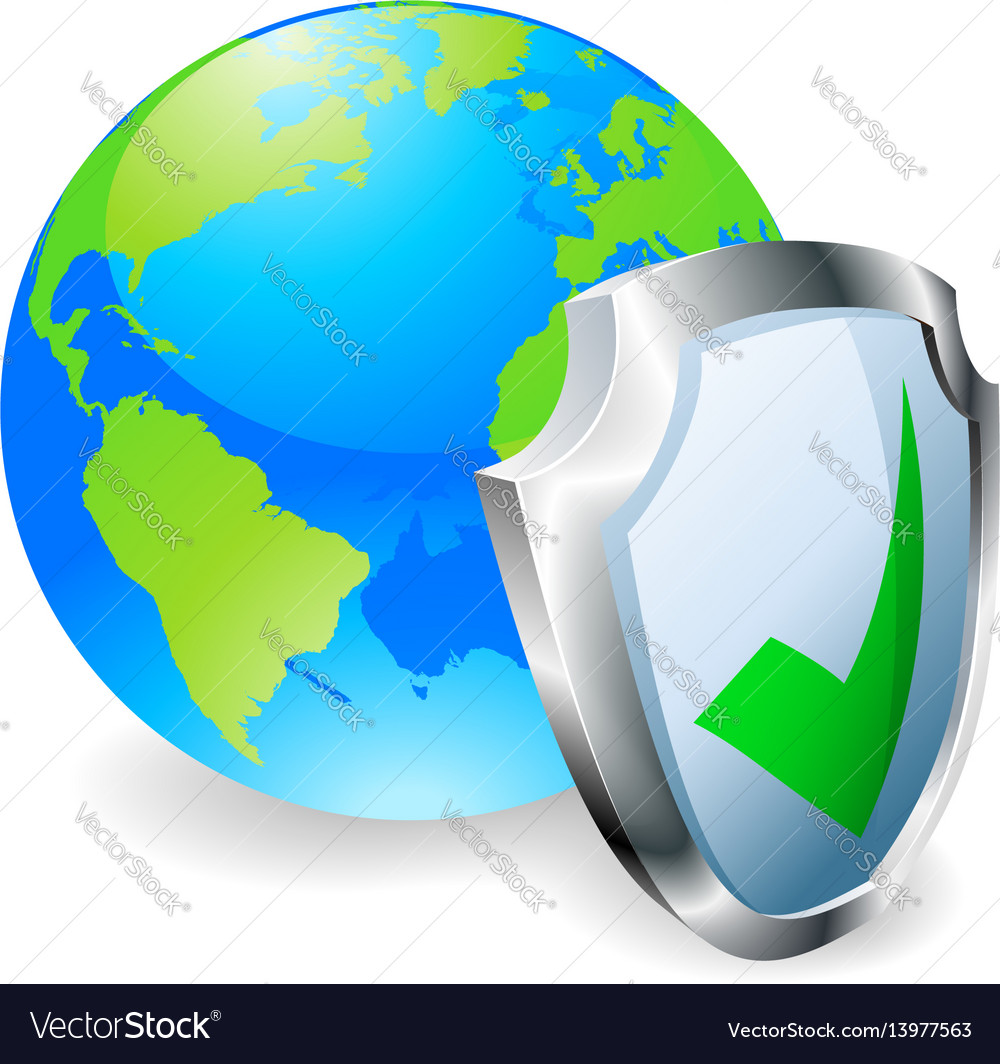 Internet security concept Royalty Free Vector Image