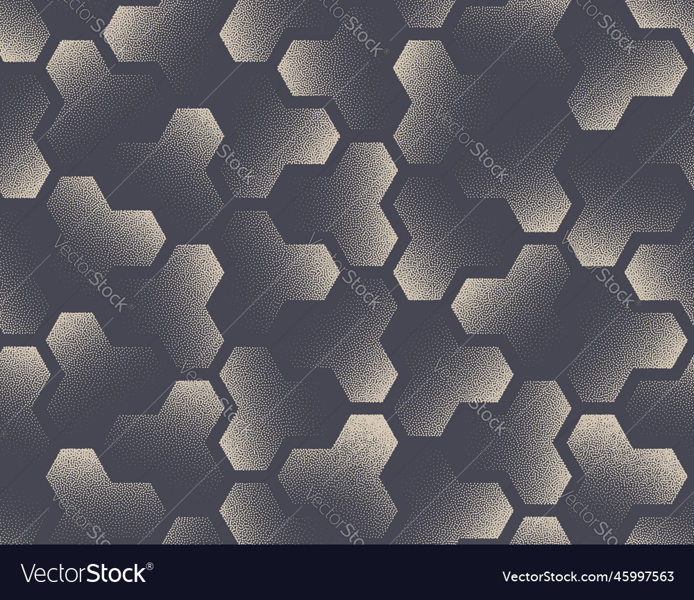 Modern arabic seamless pattern dot work abstract Vector Image