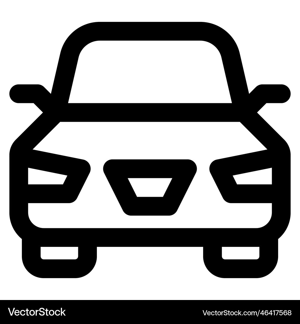 Car used for personal transportation Royalty Free Vector