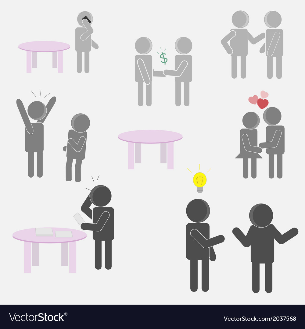Conversation Royalty Free Vector Image - VectorStock