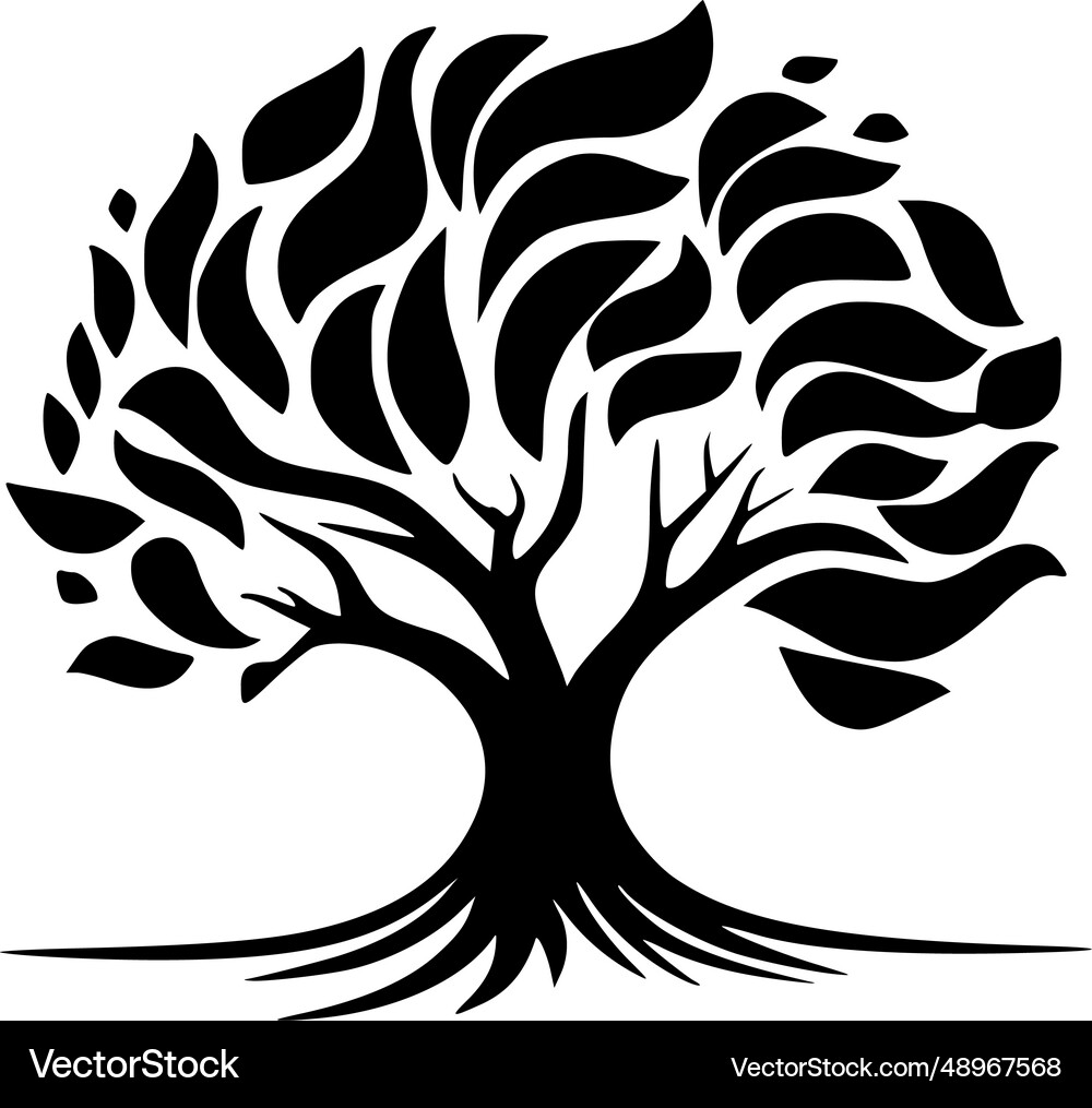 Tree - high quality logo ideal for t-shirt Vector Image
