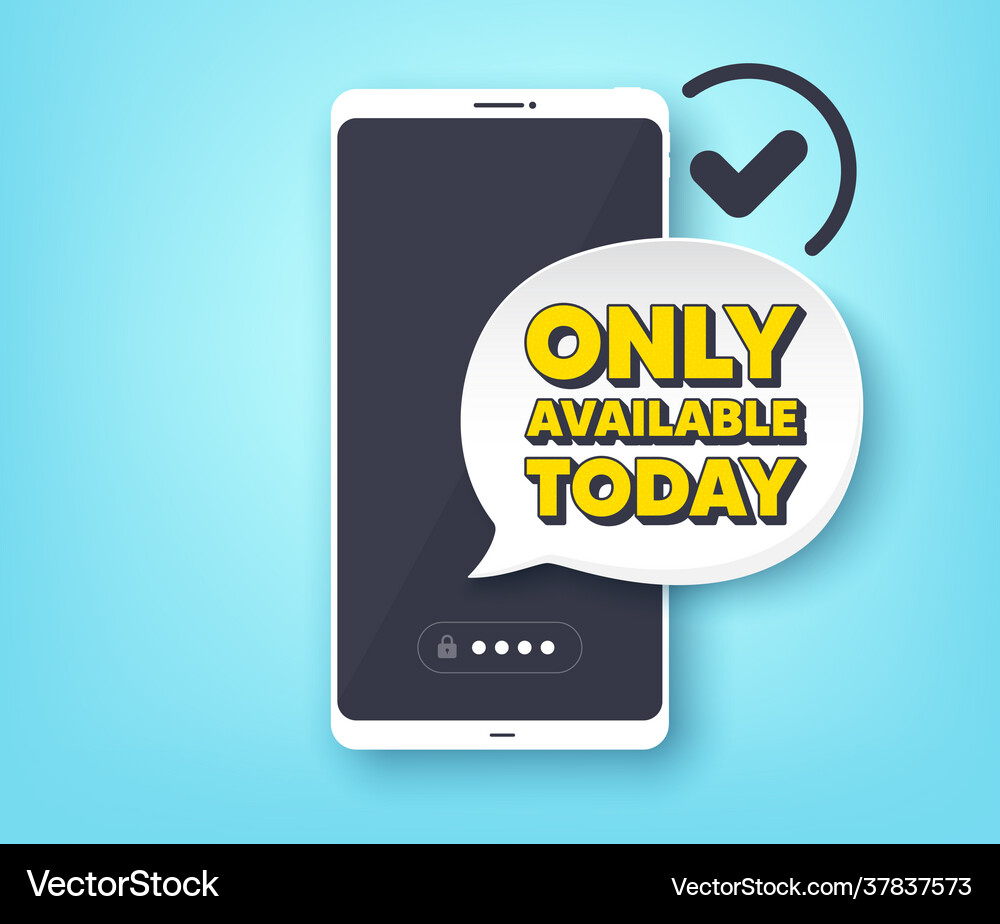 Only available today special offer price sign Vector Image
