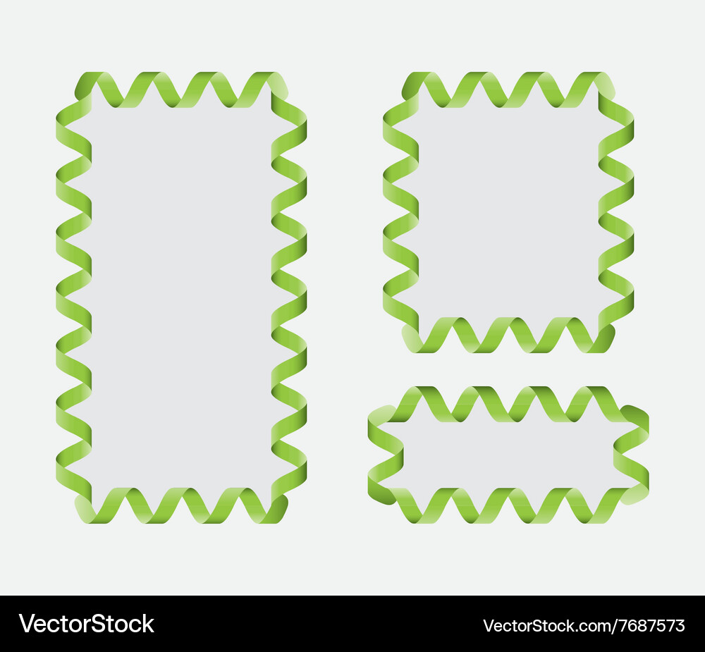Ribbon frame Royalty Free Vector Image - VectorStock