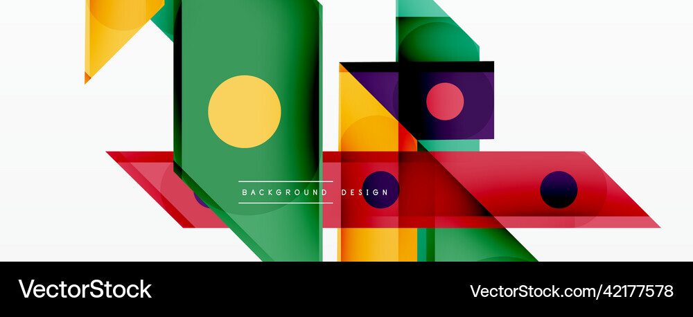 Color overlapping stripes background colorful Vector Image