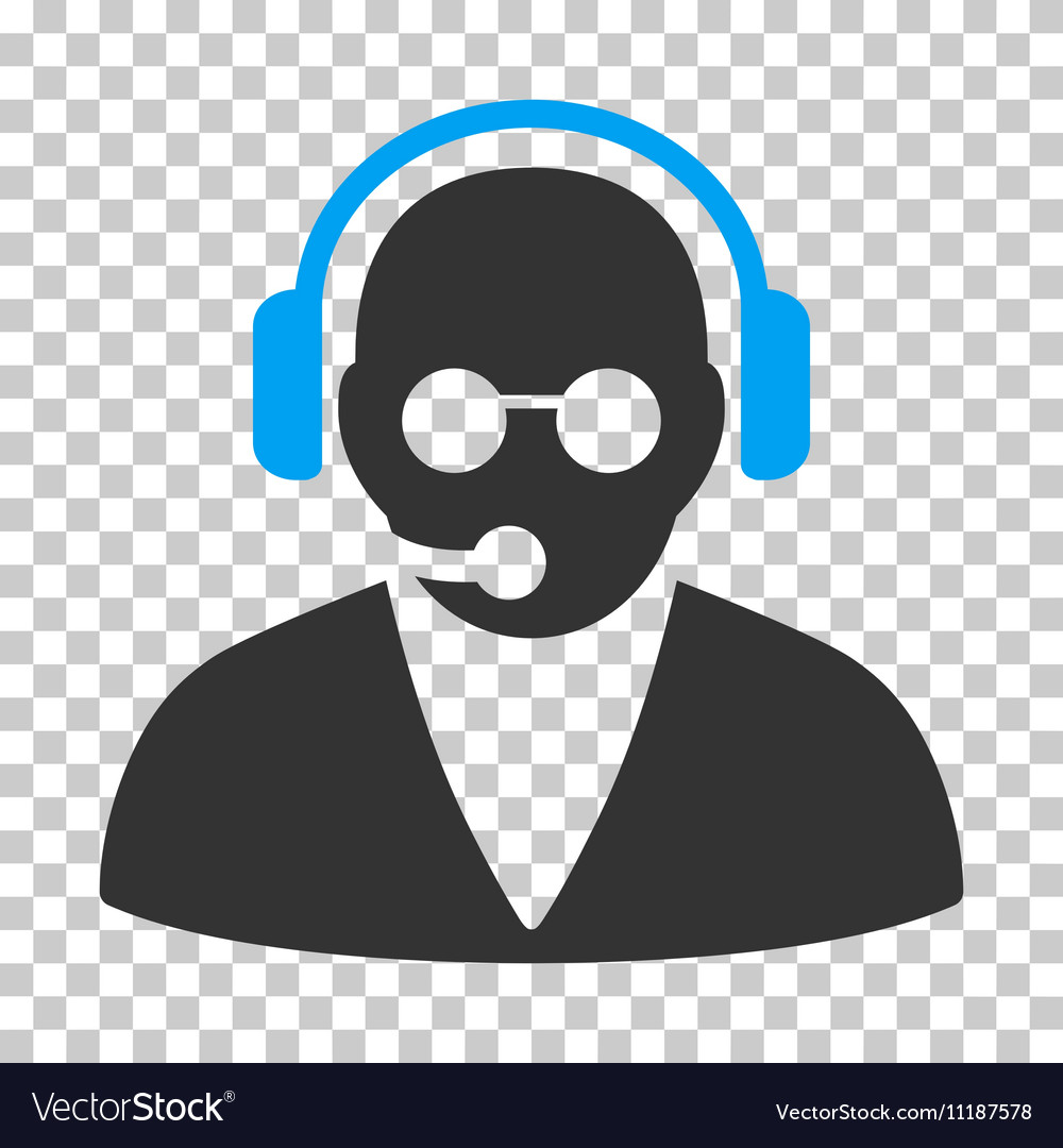 Support operator icon Royalty Free Vector Image