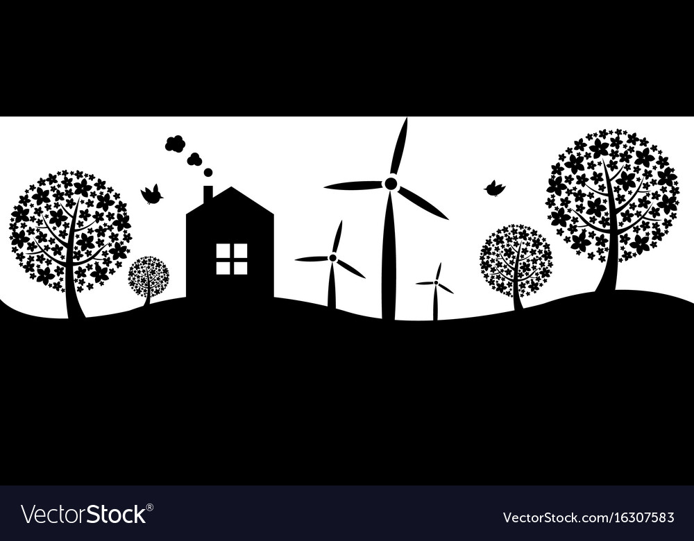 Eco border Royalty Free Vector Image - VectorStock