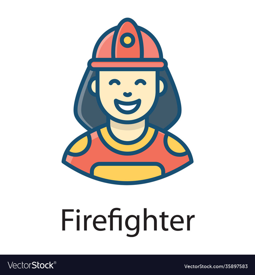 Firefighter Royalty Free Vector Image - VectorStock