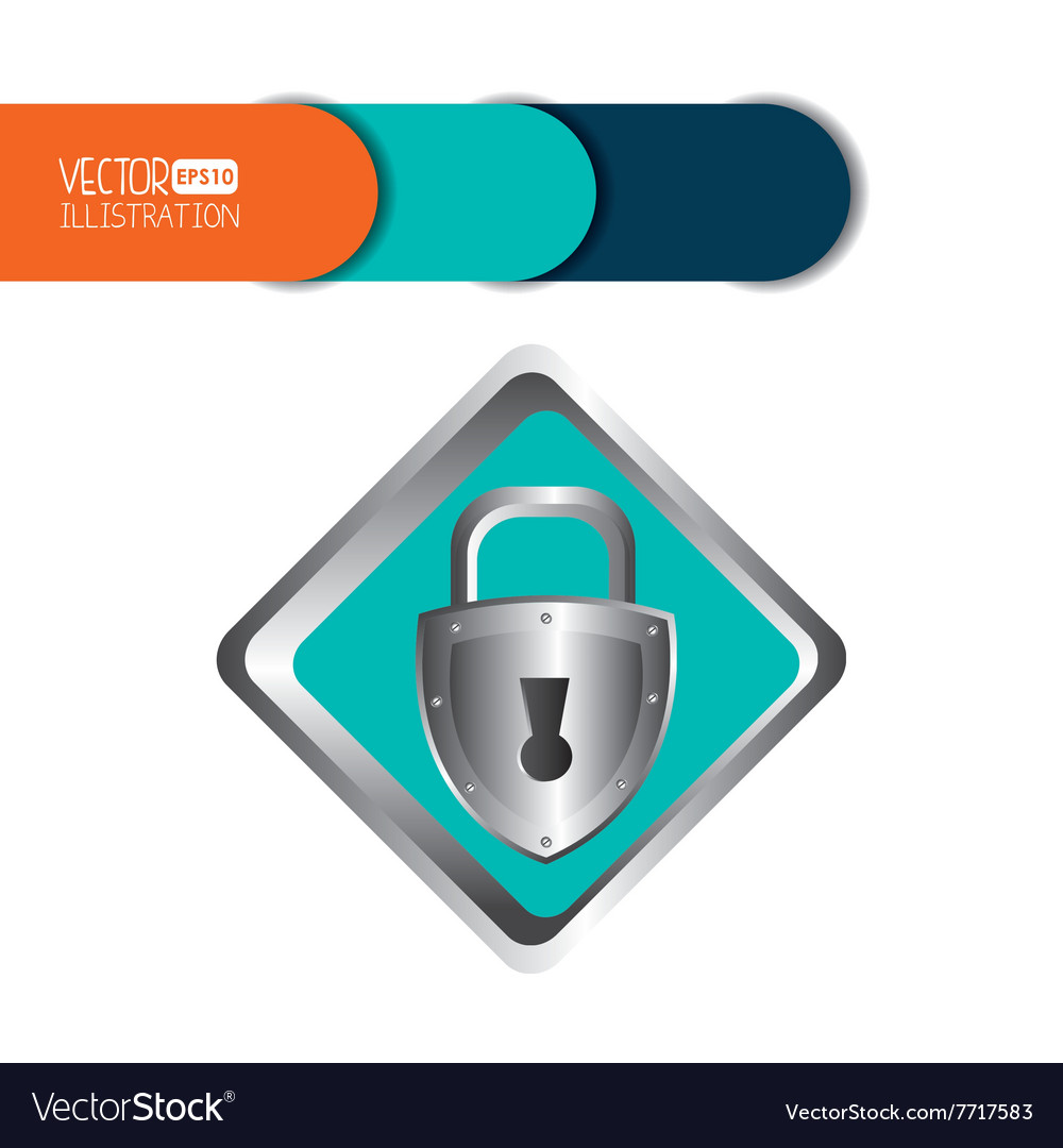 Security system design Royalty Free Vector Image