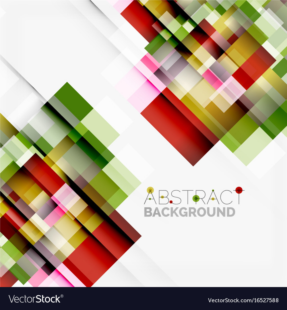 Abstract blocks template design background simple Vector Image