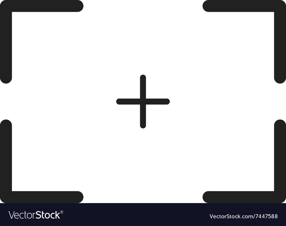 Camera Focus Icon Royalty Free Vector Image - VectorStock