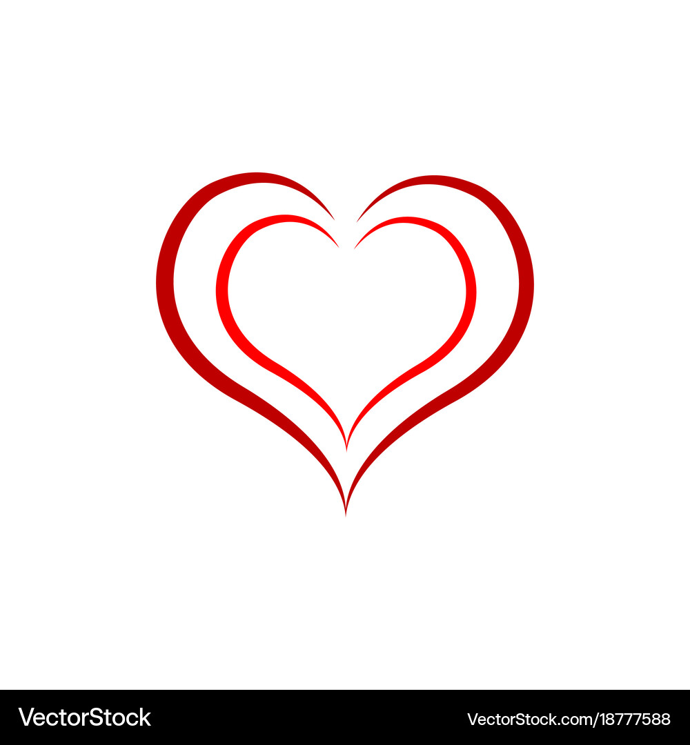 Heart around t shirt Royalty Free Vector Image