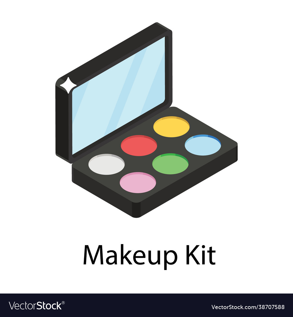 Makeup kit Royalty Free Vector Image - VectorStock