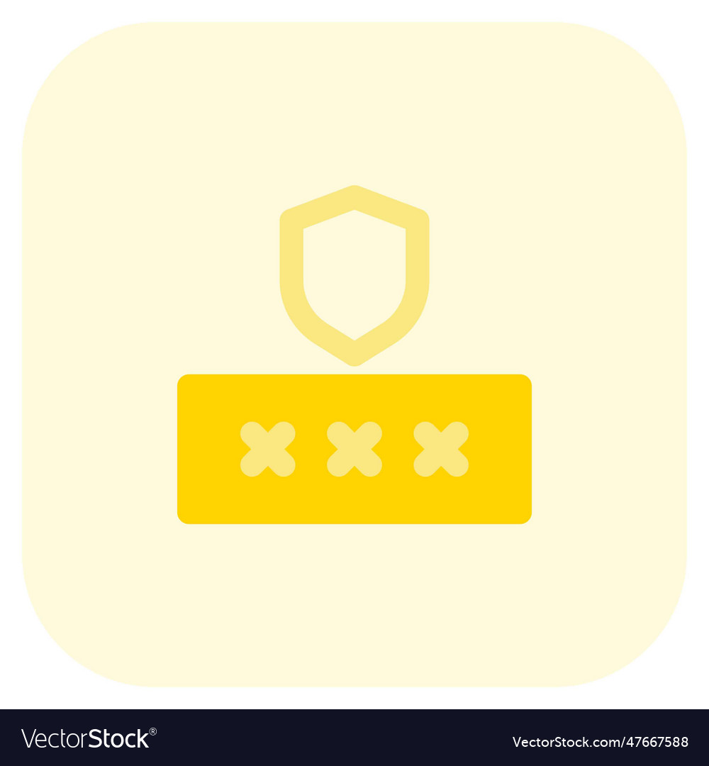 Unique digit code for high security Royalty Free Vector