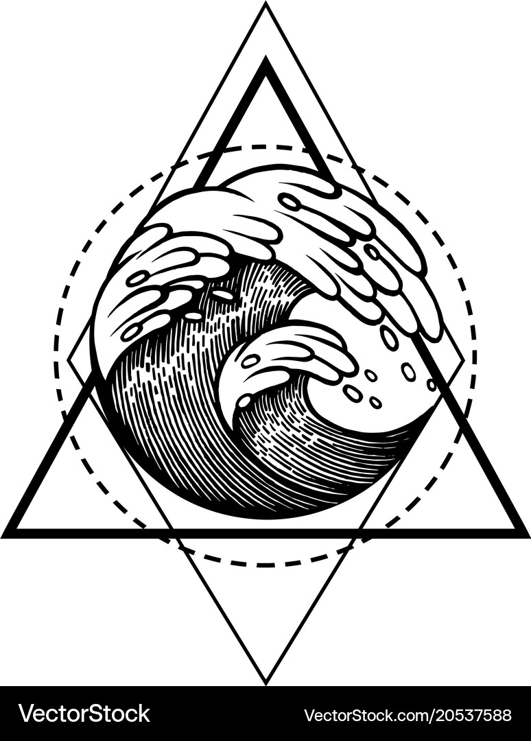 Sacred Geometry Water Symbol Of Alchemy And Sacred Geometry On The